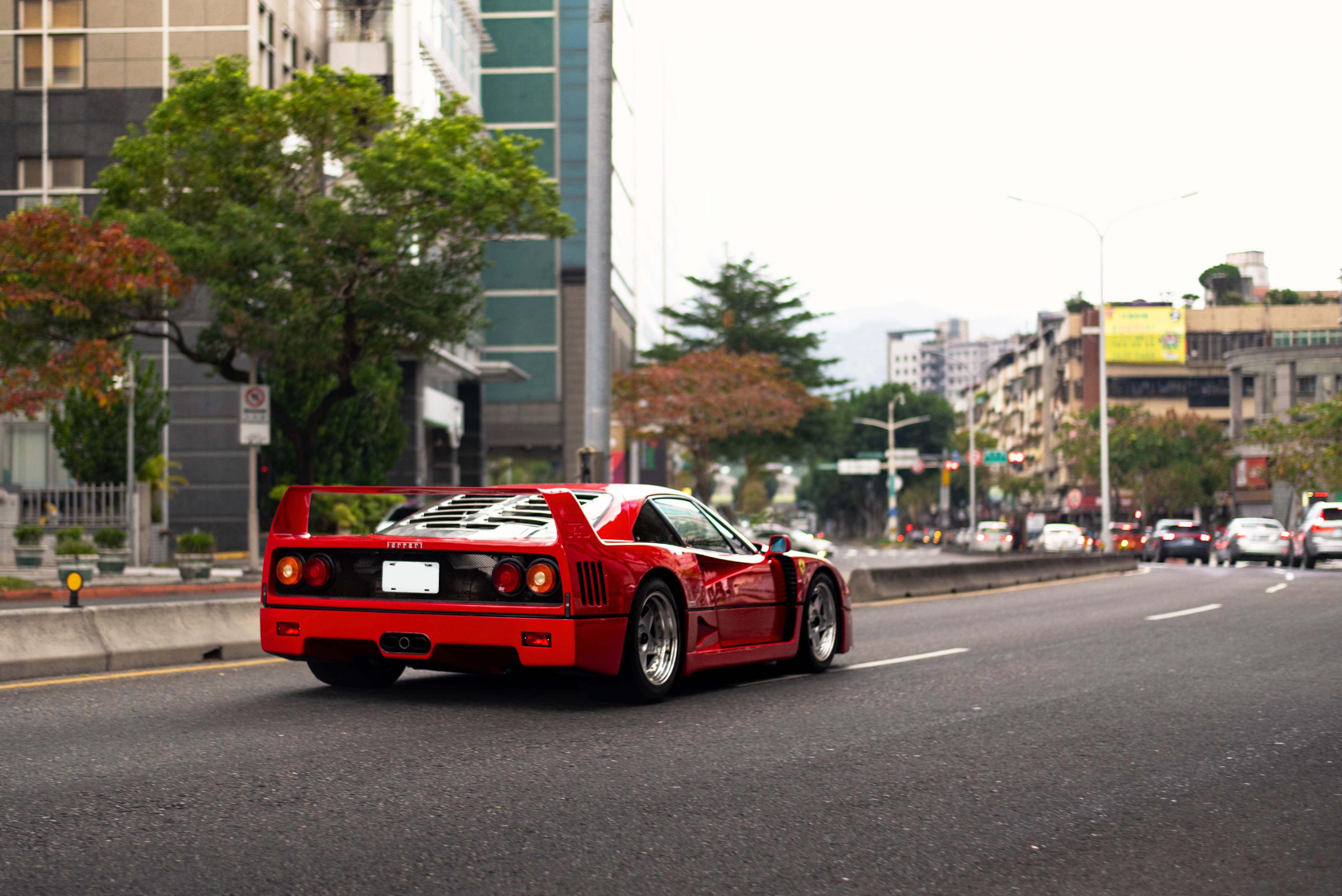 Download Car Ferrari F40 4k Ultra HD Wallpaper