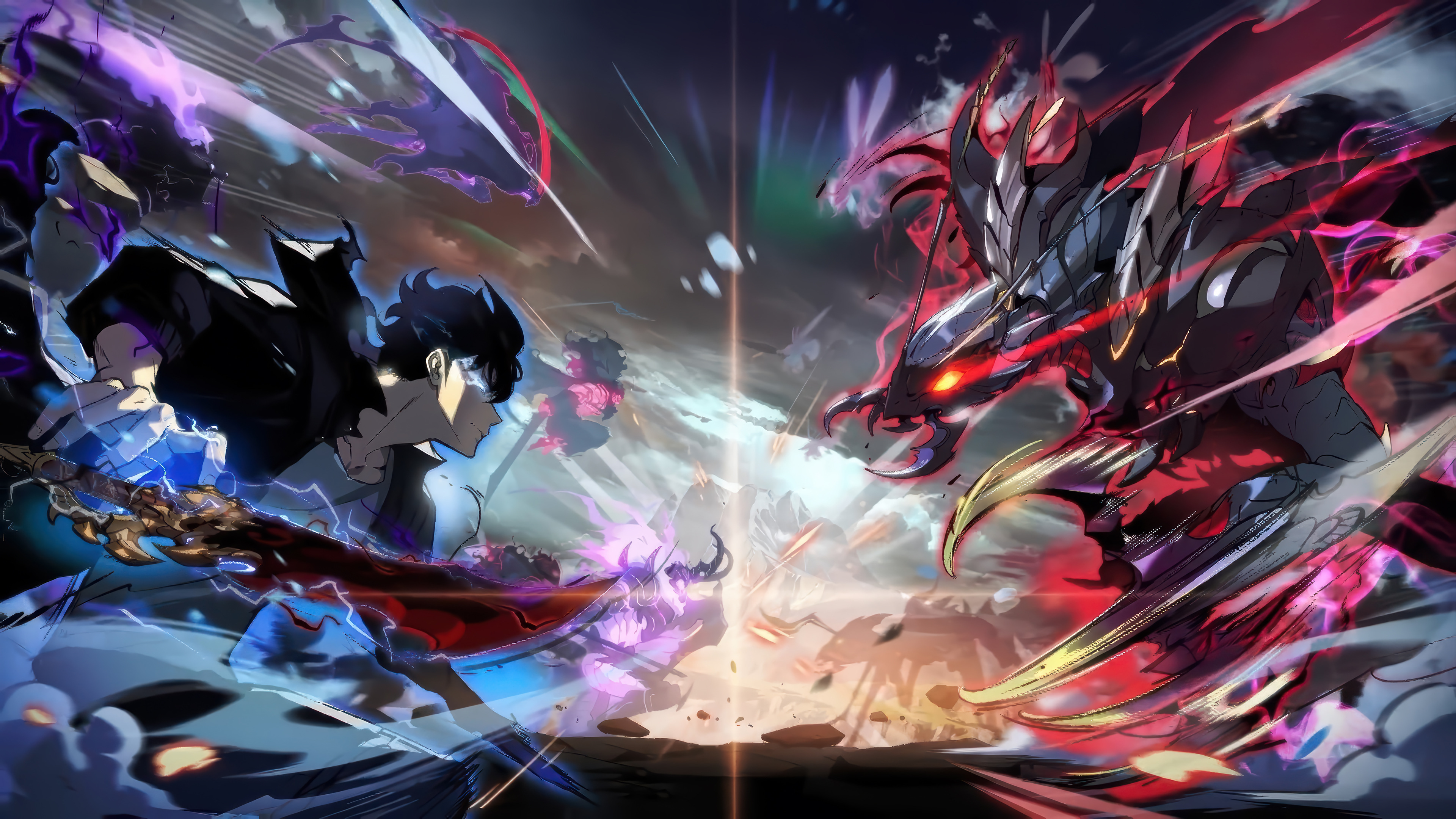 Solo Leveling 4K Ultra HD: Beru's Fierce Battle Unleashed