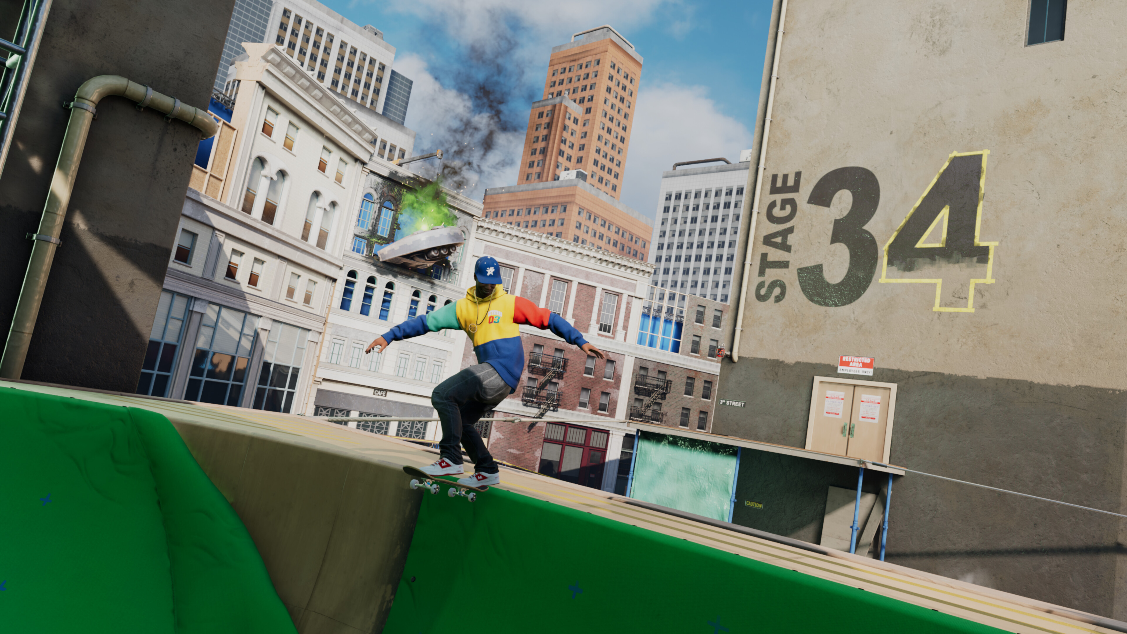 4K Ultra HD Tony Hawk's Pro Skater 3+4 Skateboarding Trick Wallpaper