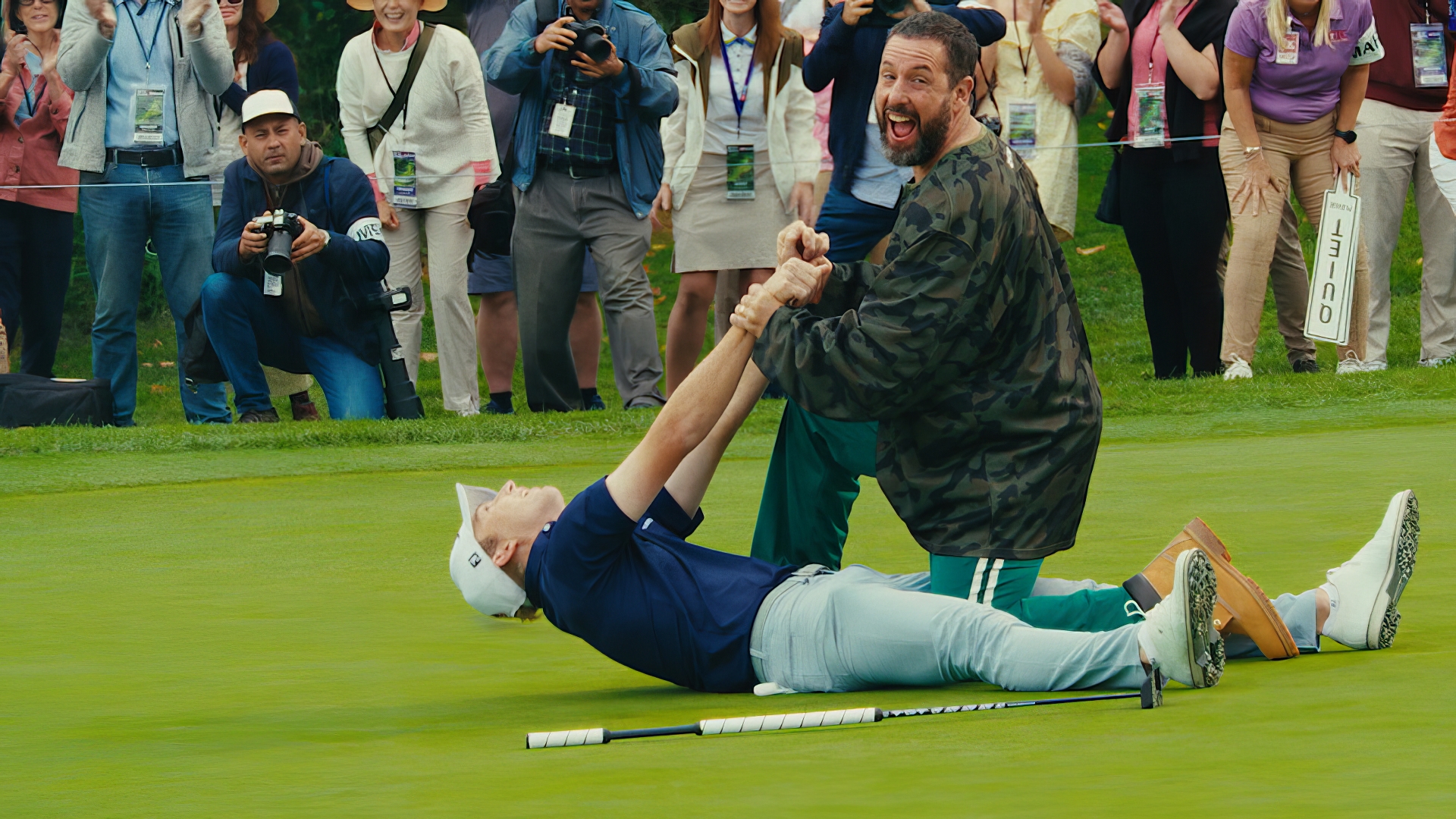 Happy Gilmore 2 HD Wallpaper – Adam Sandler's Epic Golf Victory Moment