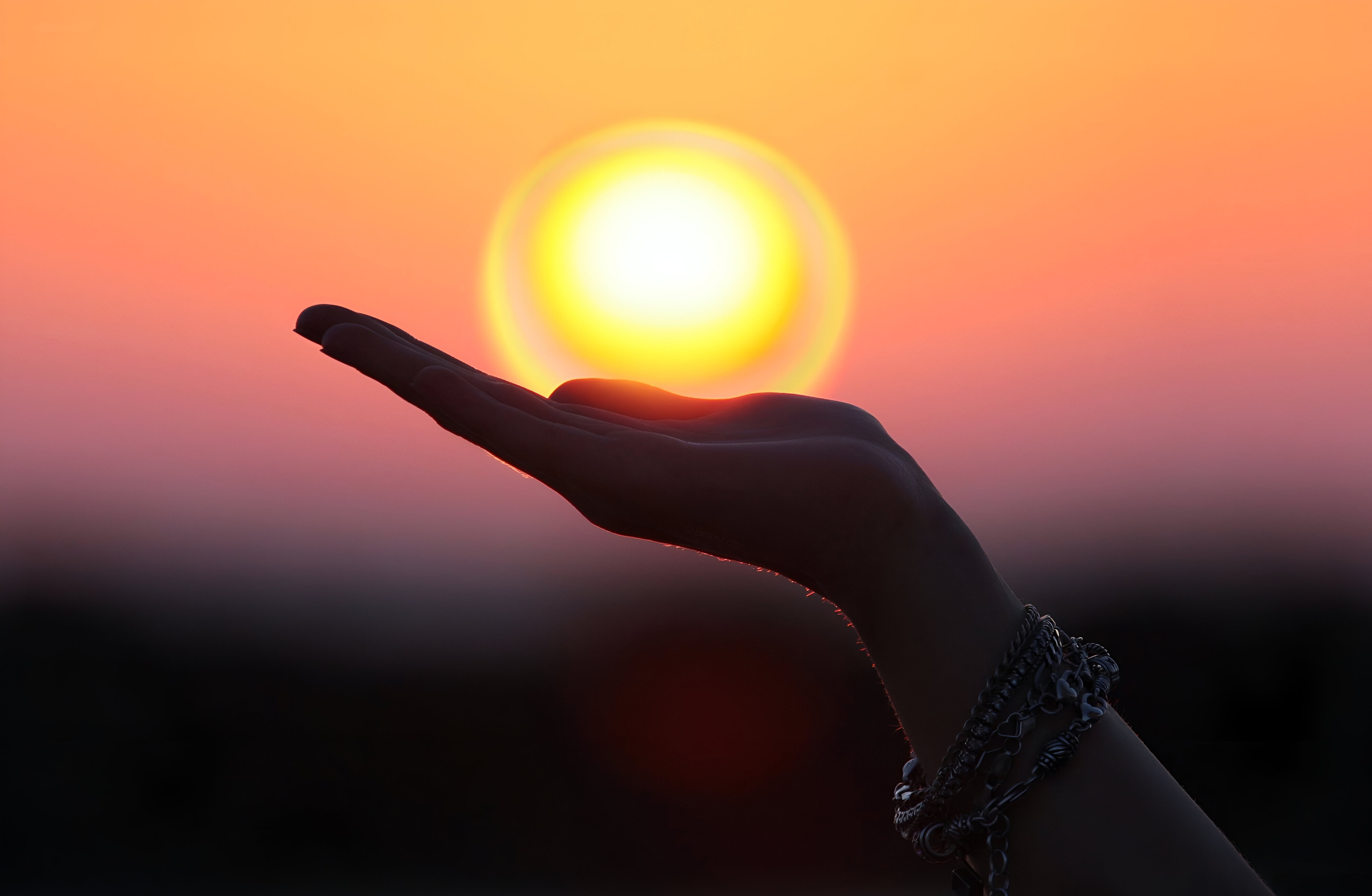 Hand At Sunset by Crystal2009