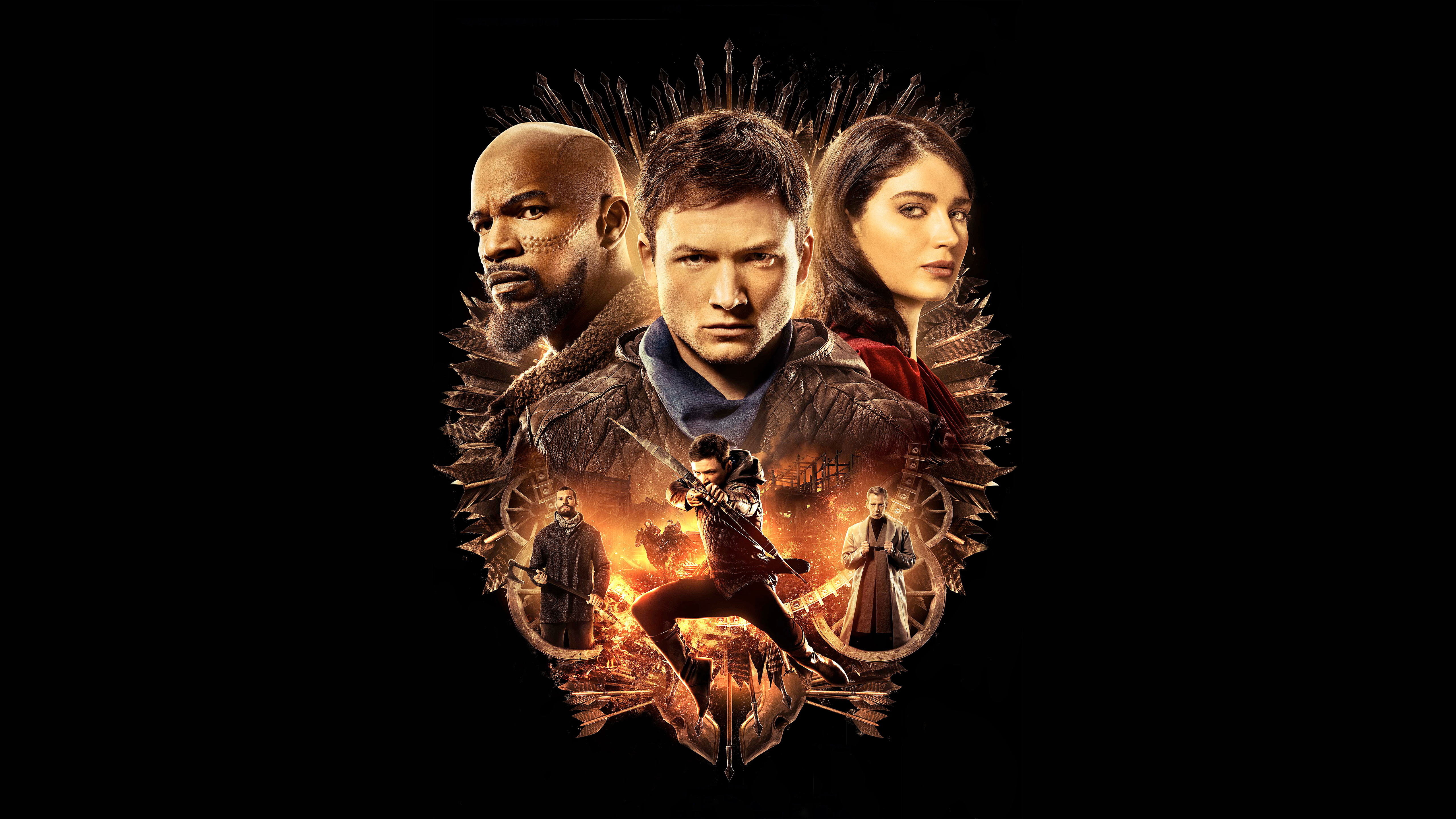 Robin Hood (2018) — 4K Ultra HD Wallpaper: Outlaw Reborn