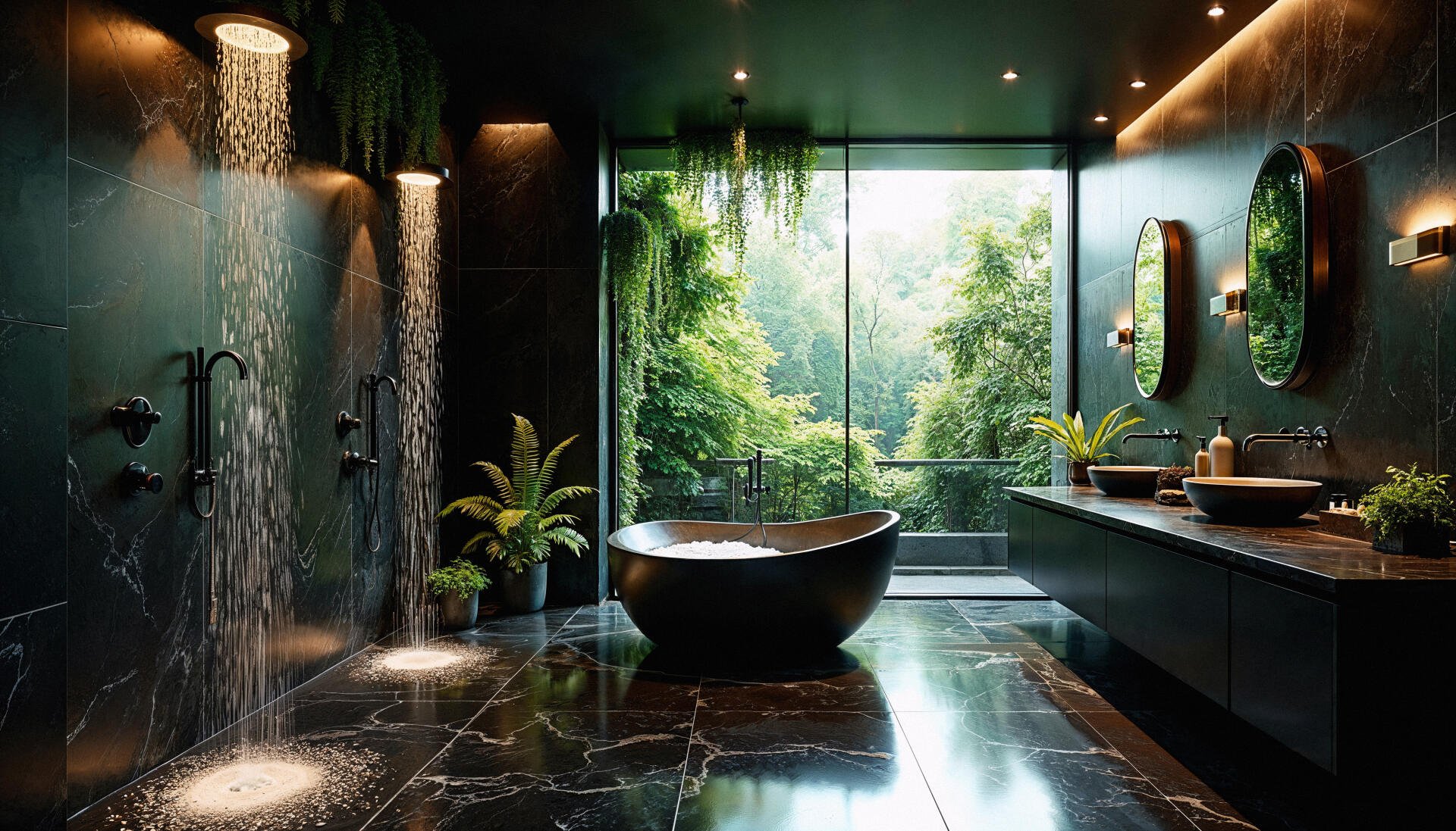 Download Bathroom Marble Nature 4k Ultra HD Wallpaper