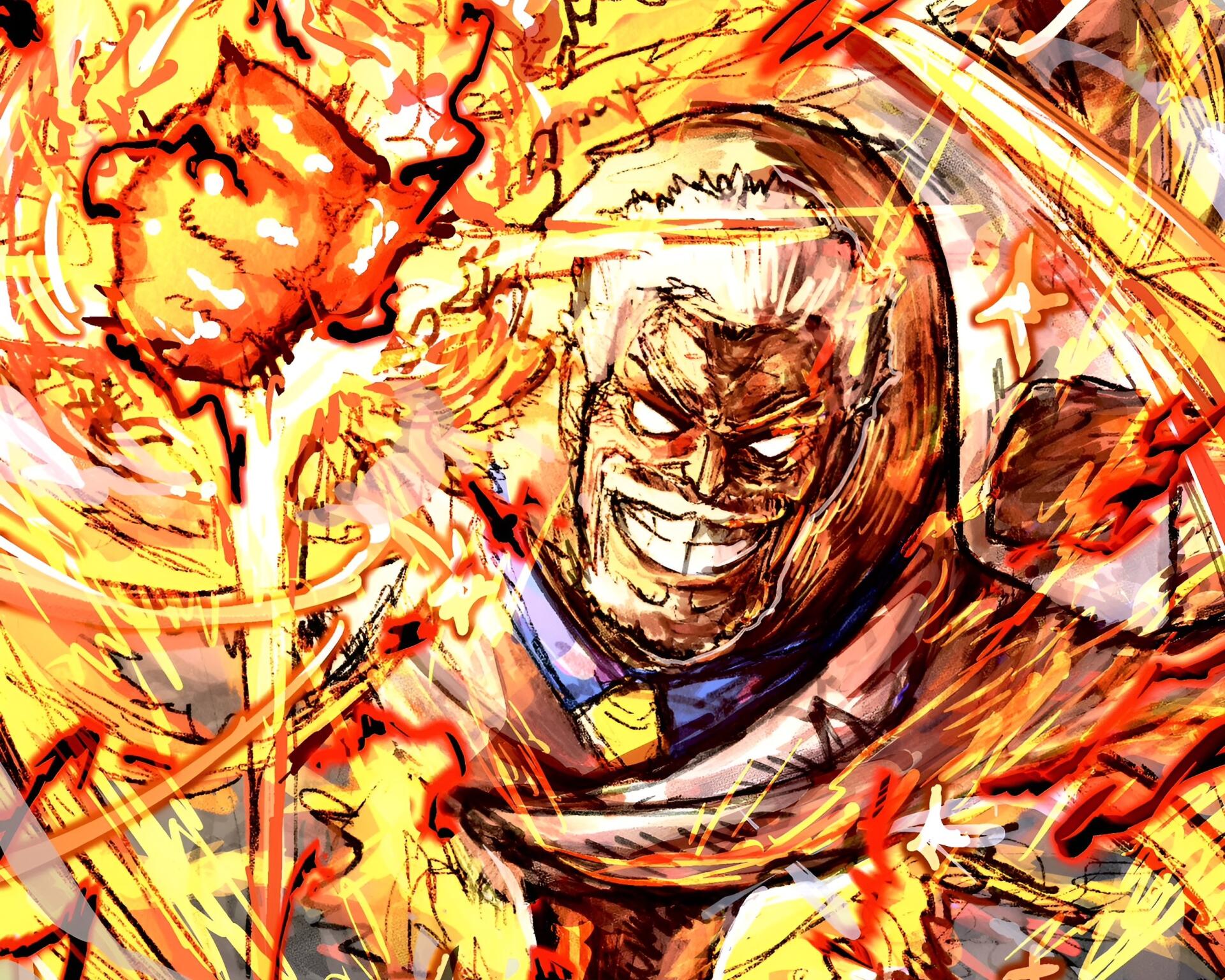 Epic HD Wallpaper of Monkey D. Garp from One Piece Anime by さとし【SATOSHI】