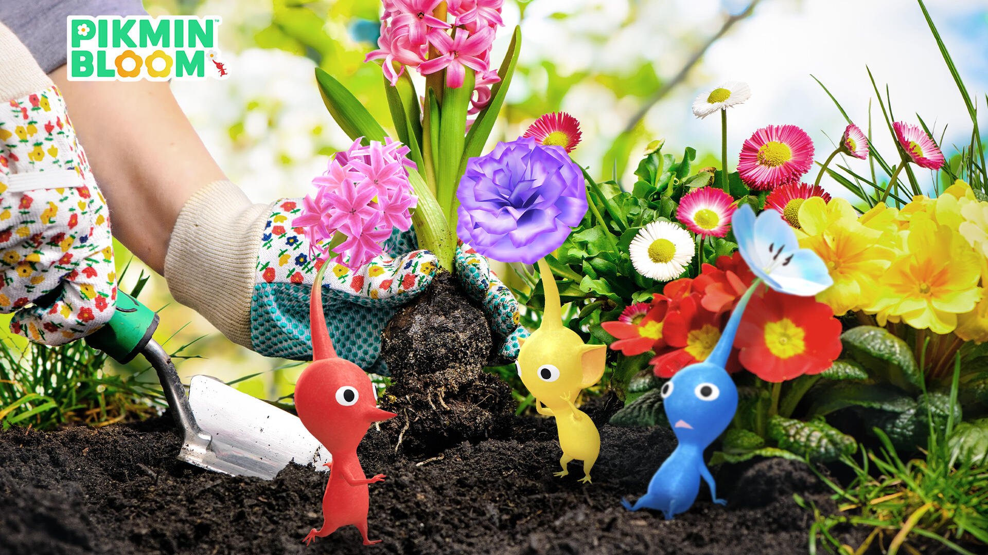 Pikmin Bloom HD Wallpaper: Vibrant Garden Adventure in Bloom