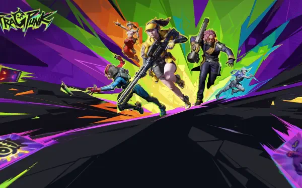 FragPunk 4K Ultra HD Wallpaper: Intense Showdown in a Vibrant World