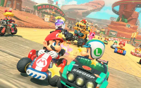 Mario Kart World 4K Ultra HD Wallpaper – Ultimate Racing Action