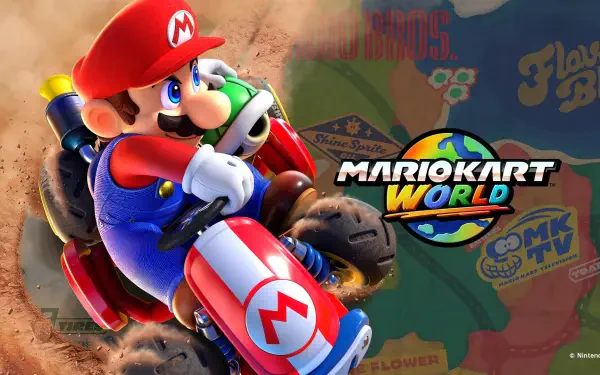 Mario Kart World 4K Ultra HD Wallpaper - Epic Racing Adventure