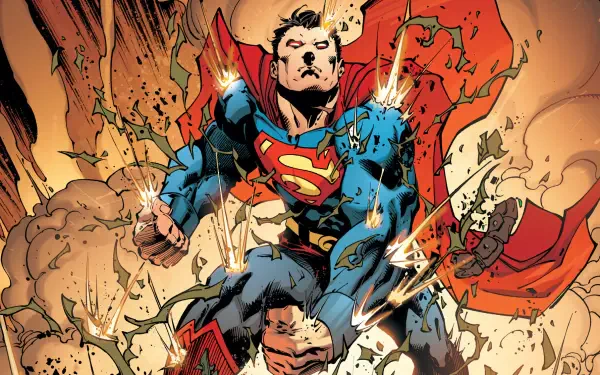 Download Superman: Up In The Sky HD Wallpaper by Andy Kubert