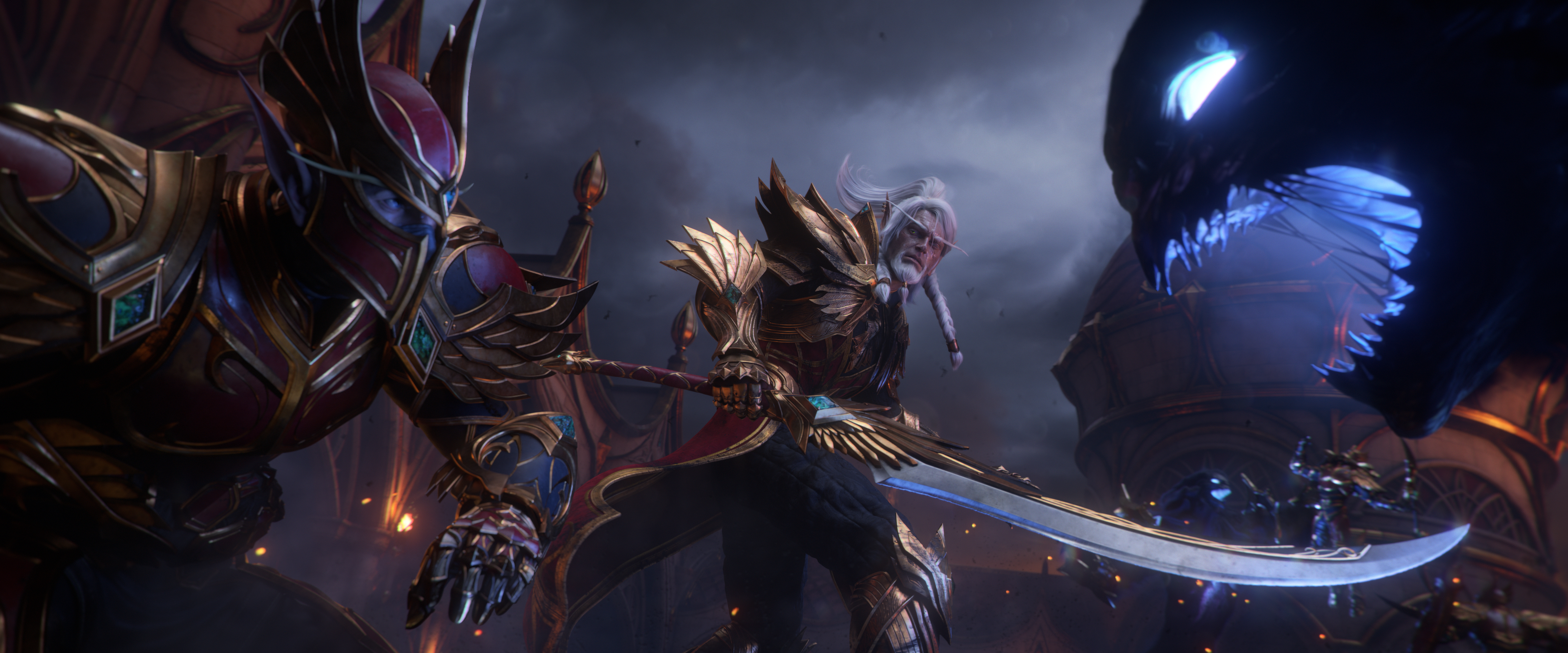 WoW Midnight: Armored Night Elf — HD Wallpaper