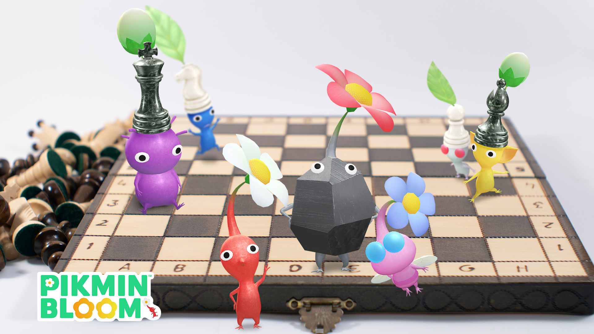 Pikmin Bloom: Chessboard HD Wallpaper