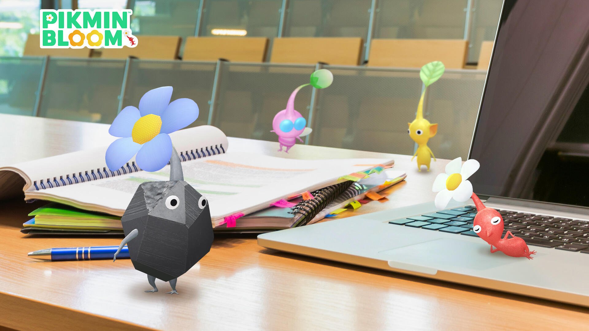 Pikmin Bloom — Desk HD Wallpaper
