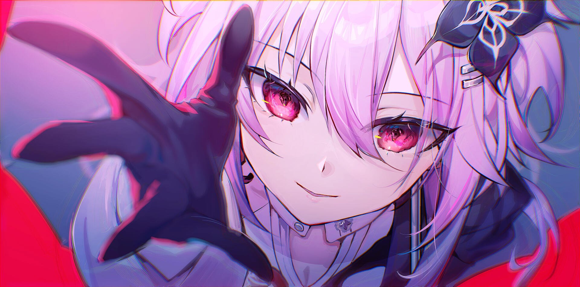 Evernight — Crimson Gaze | Honkai: Star Rail HD Wallpaper by 彌夏