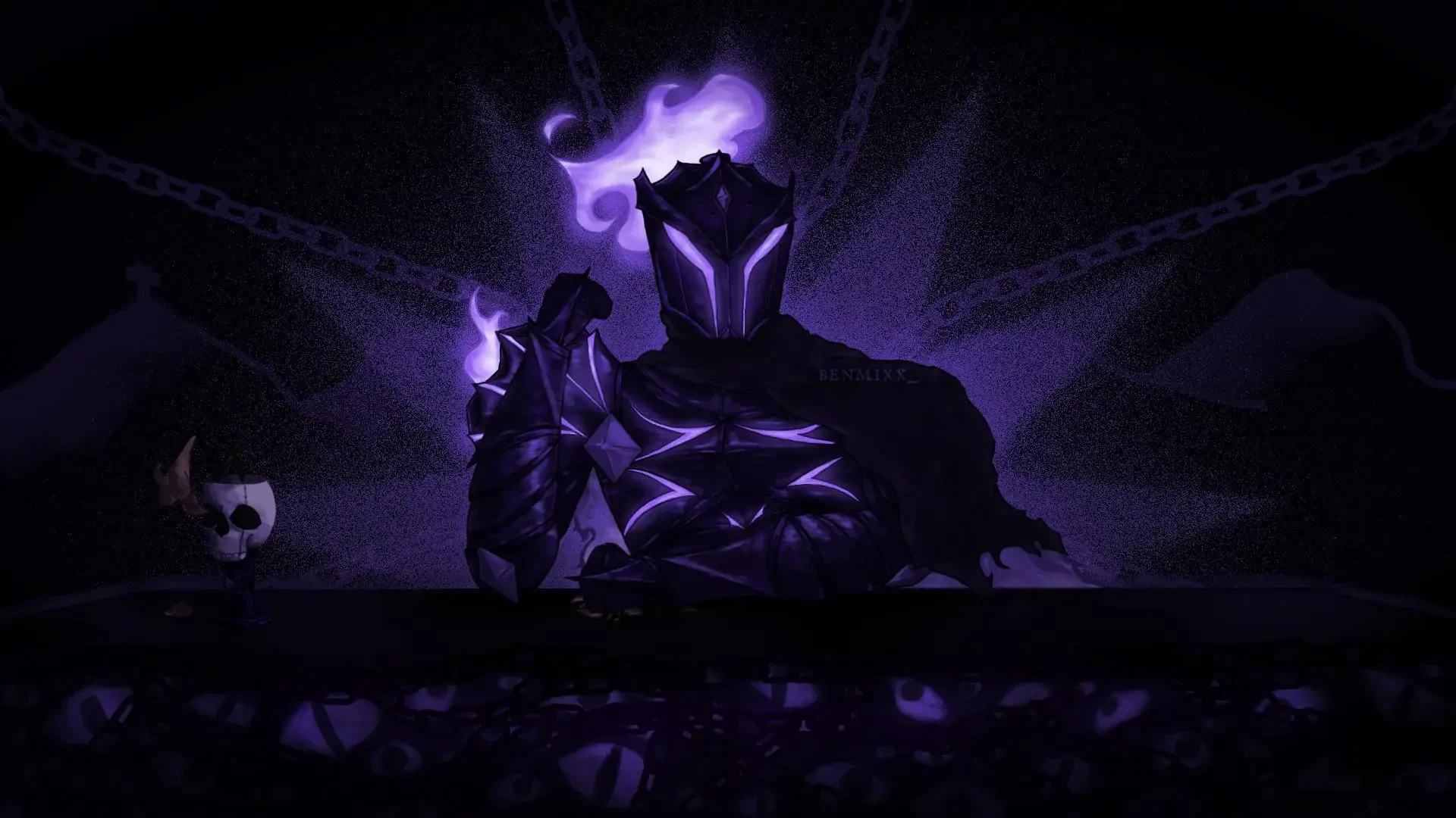 Silent Salt Cookie — Dark Armor (Cookie Run: Kingdom) HD Wallpaper