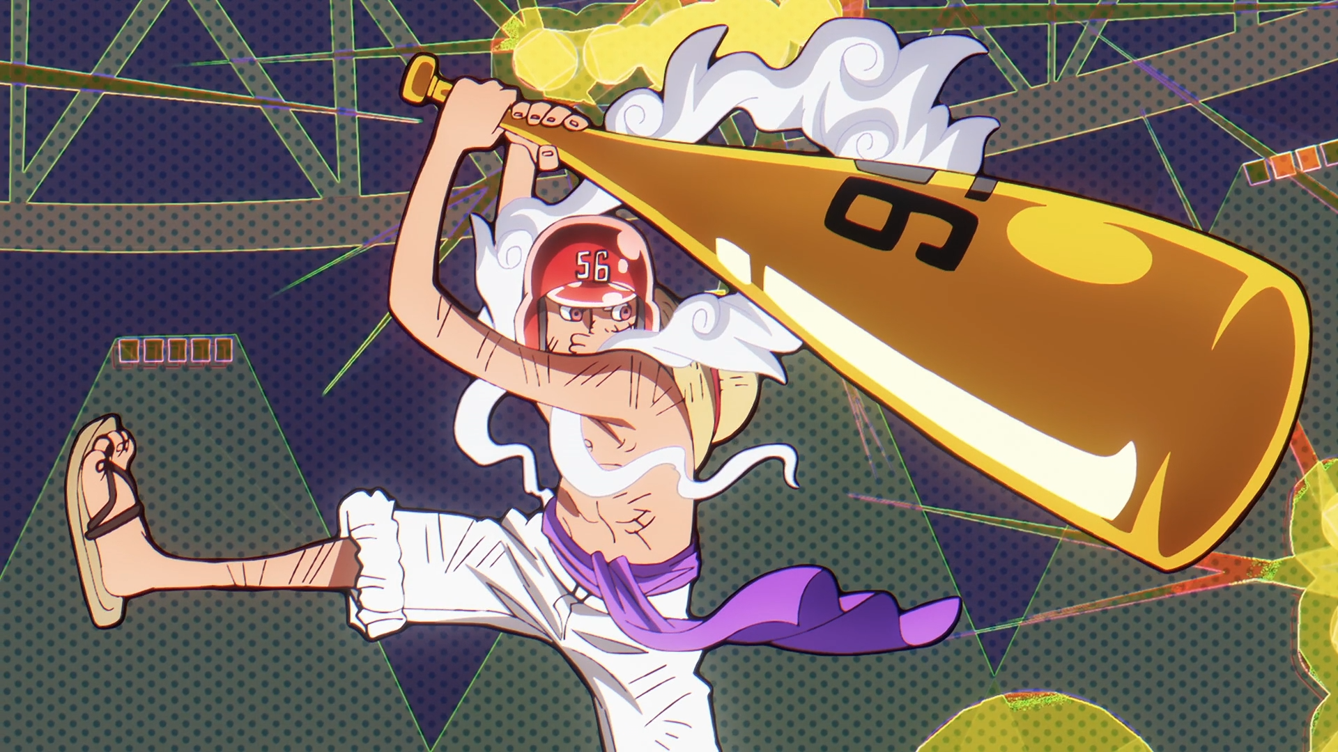 Download Anime One Piece Monkey D. Luffy Gear 5 (One Piece) HD Wallpaper