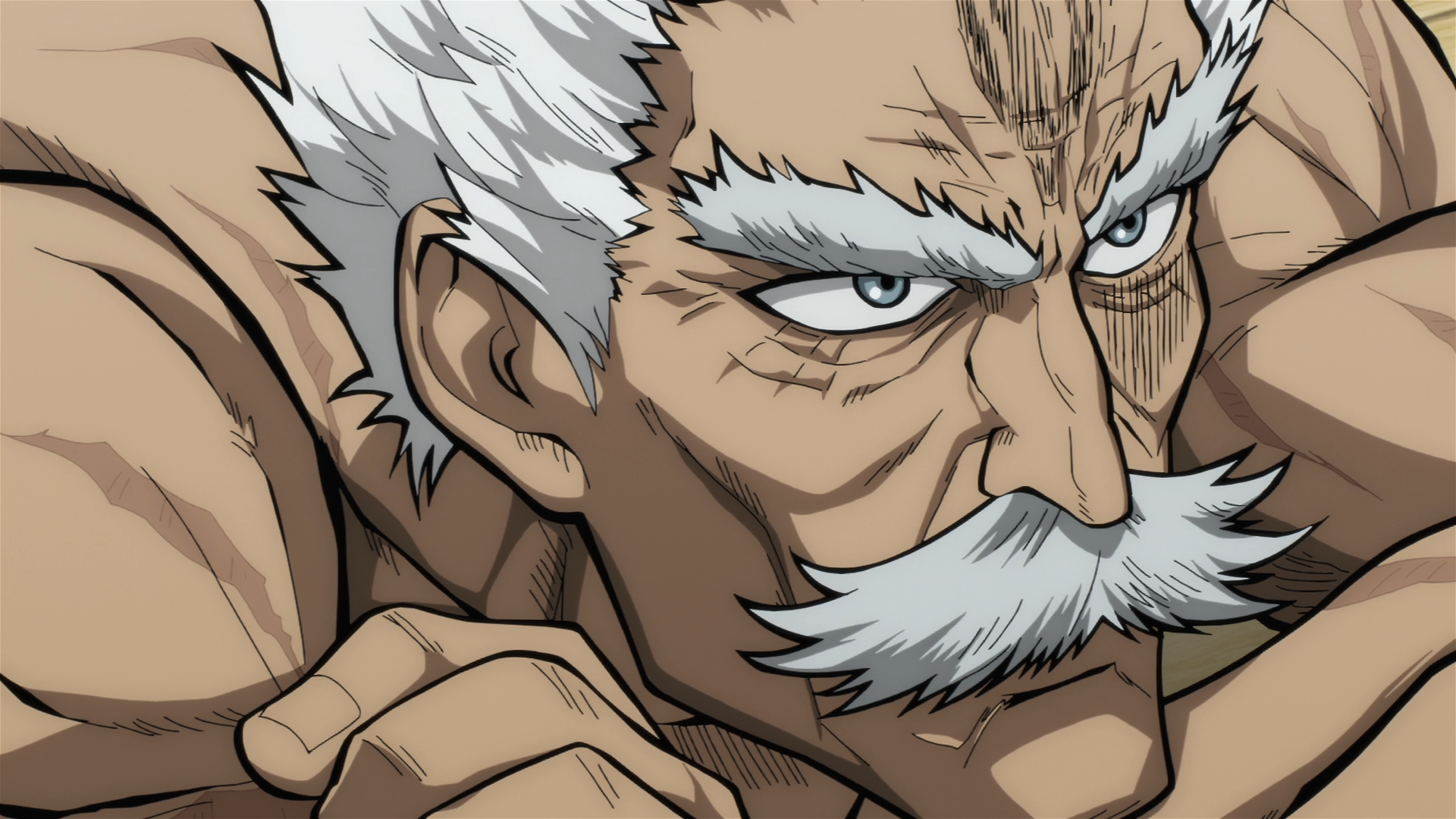 Bang (Silver Fang) — One-Punch Man Anime HD Wallpaper