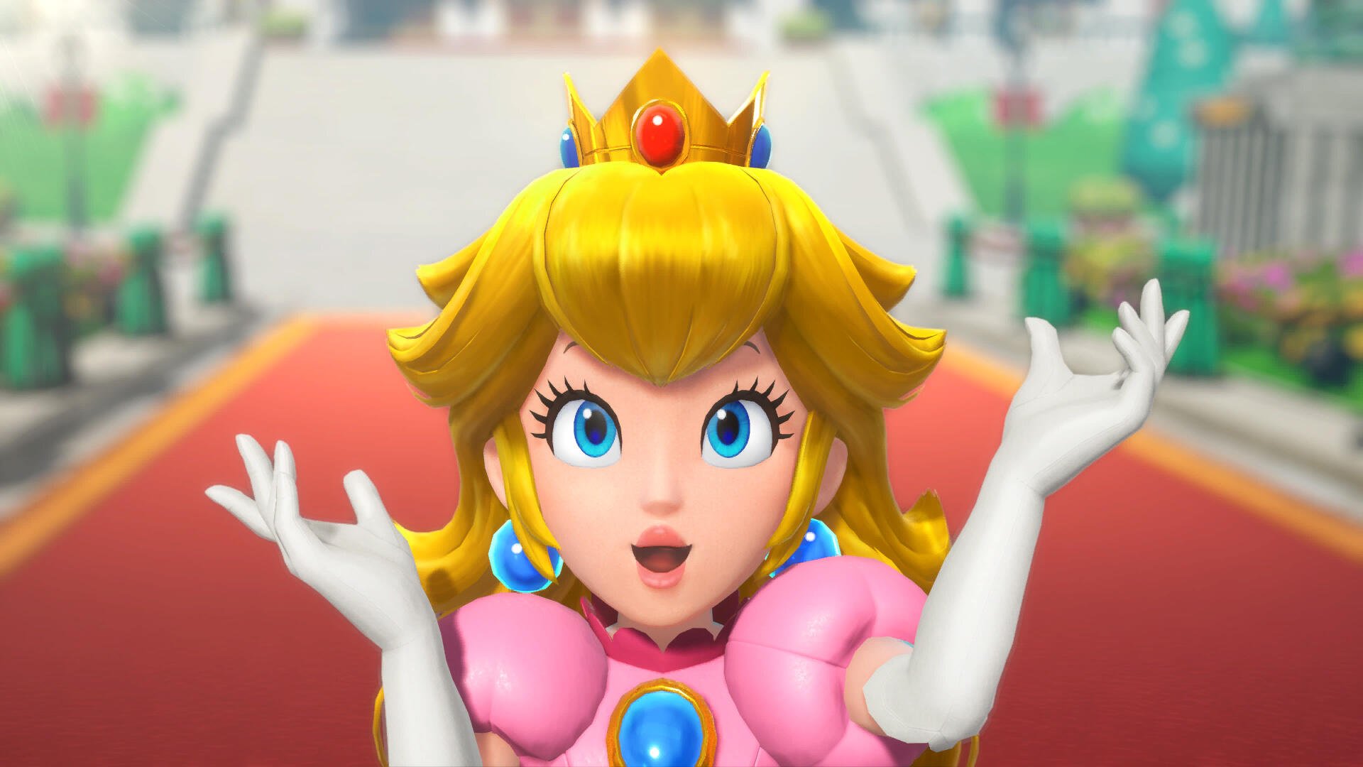 Princess Peach — Showtime! HD Wallpaper | 1920x1080 | Wallpaper Abyss