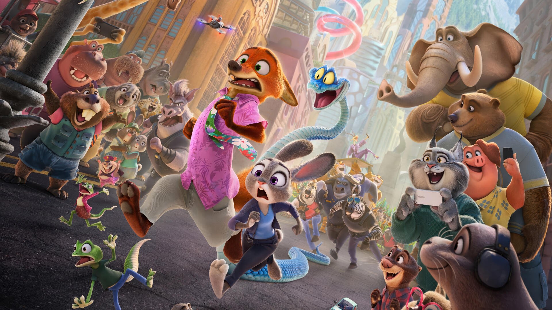 Zootopia 2 — 4K Ultra HD Wallpaper: Bunny & Fox City Adventure