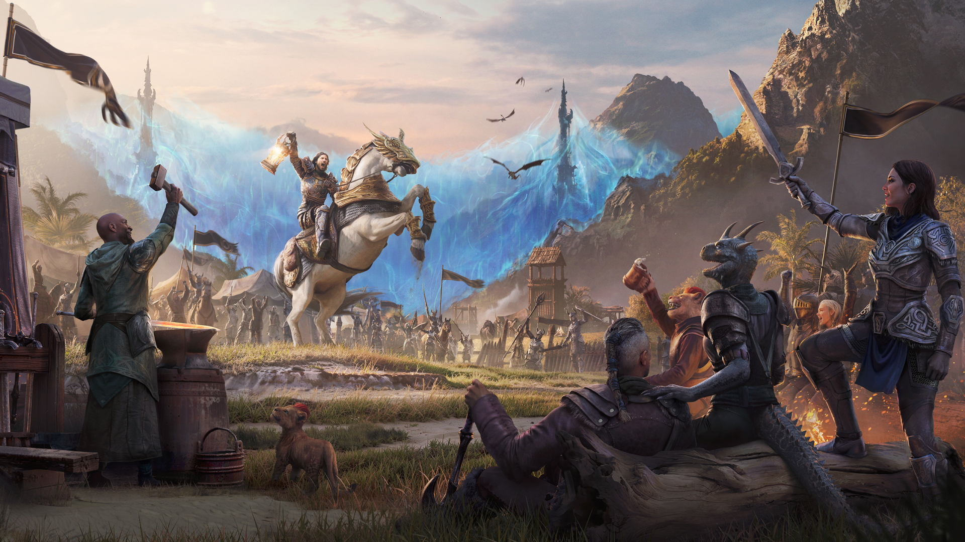 ESO: Tamriel Dawn — 2K Quad HD Wallpaper