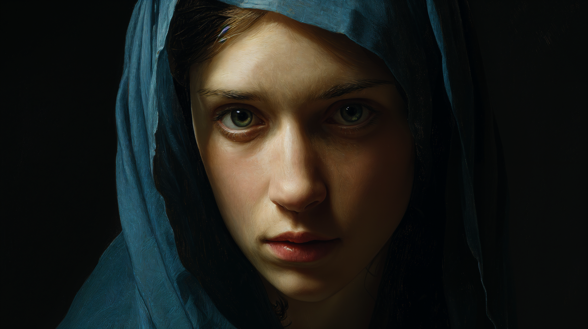 Serene Madonna — 4K Ultra HD Religious Wallpaper by robokoboto