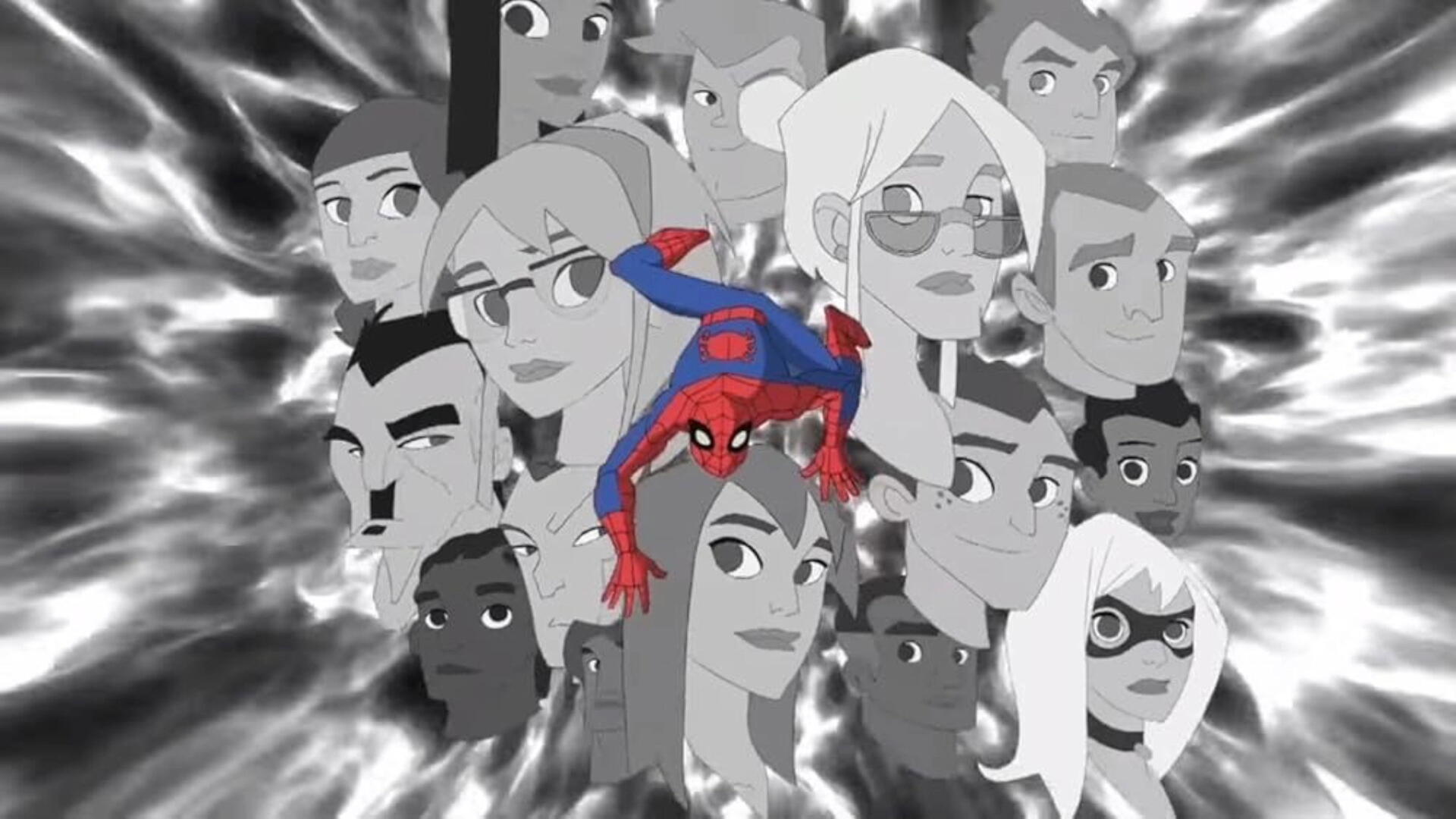 The Spectacular Spider-Man 4K Ultra HD Wallpaper — Web of Animated Heroes