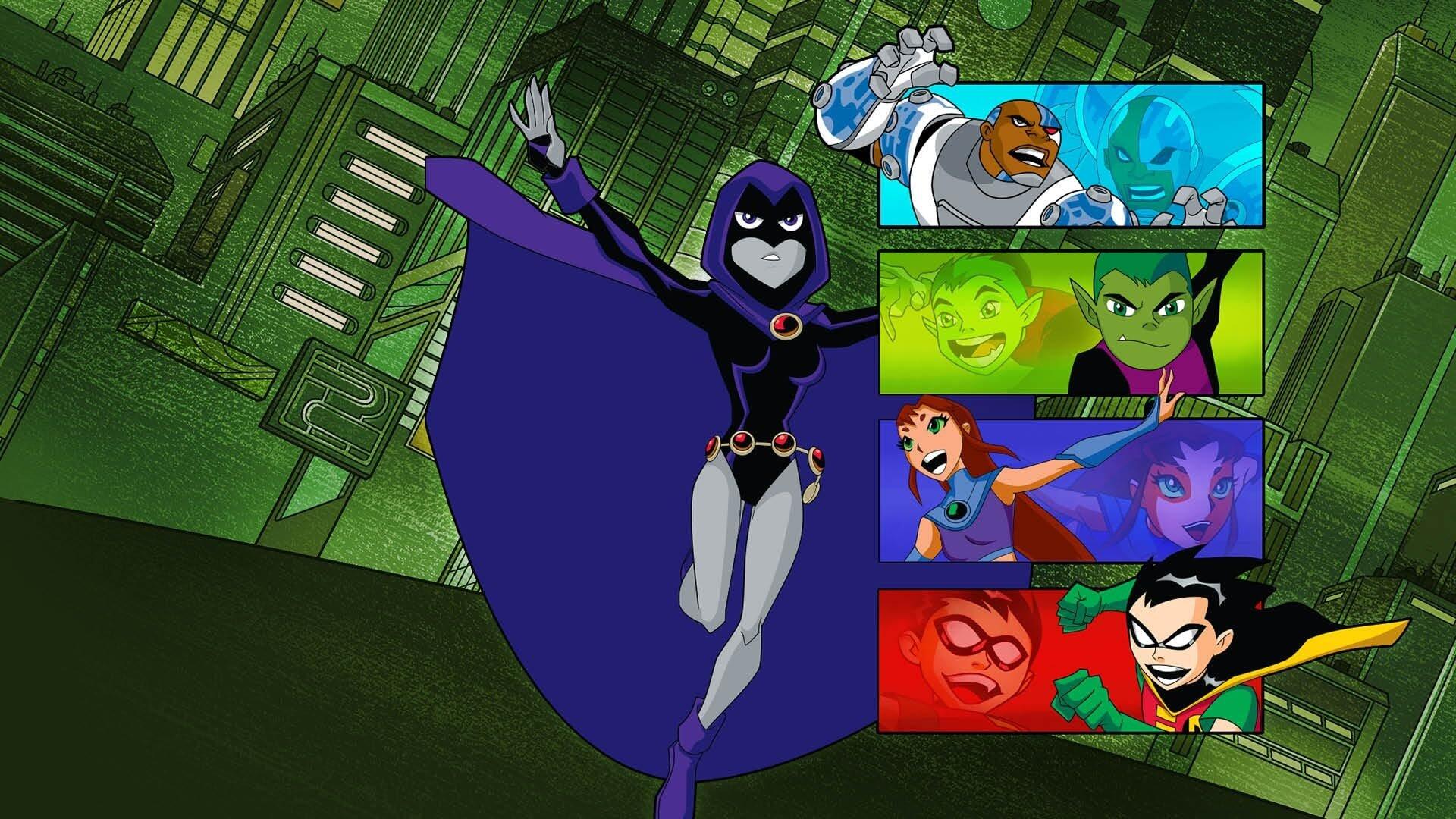Teen Titans HD Wallpaper — Raven & Team