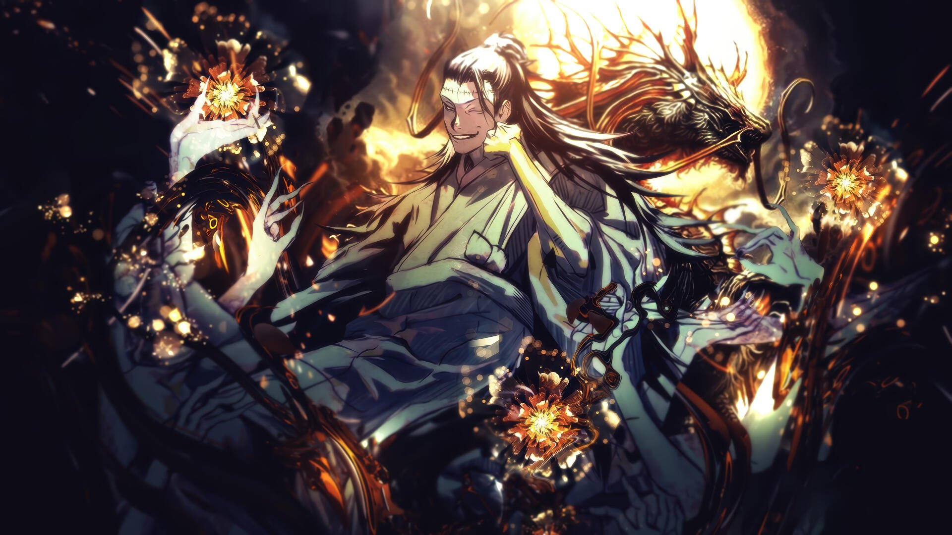 Jujutsu Kaisen 4K — Cursed Flame Ascendant