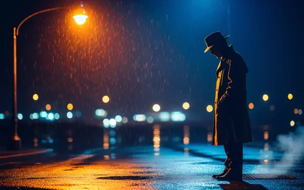 Backyard Noir — Glitched Midnight (4K Ultra HD Wallpaper) by QuantumCurator