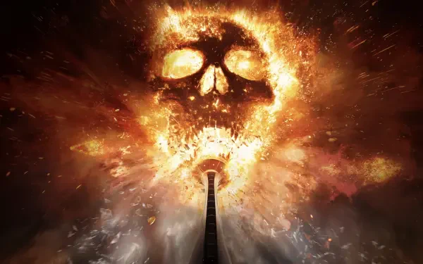 Final Destination: Bloodlines — 4K Ultra HD Crimson Skull Wallpaper