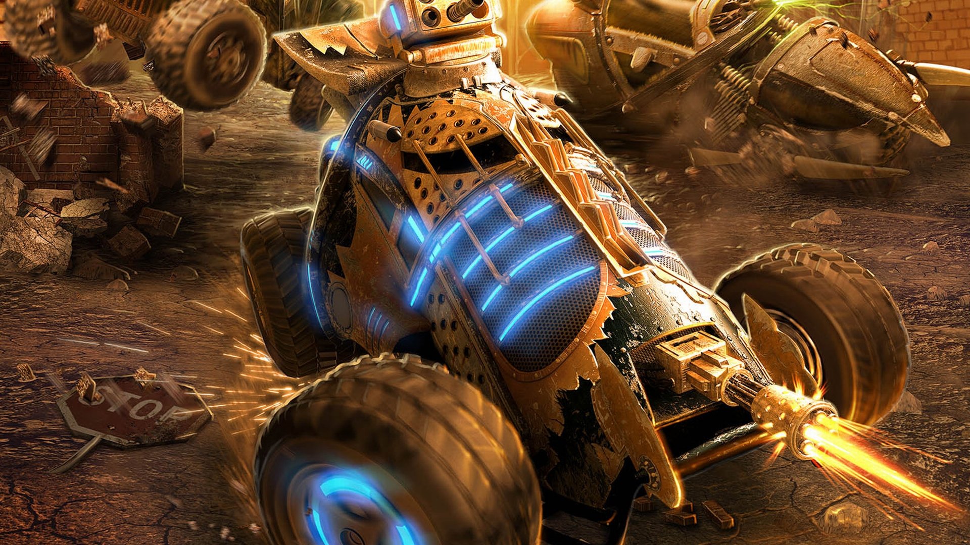 Video Game Auto Assault HD Wallpaper