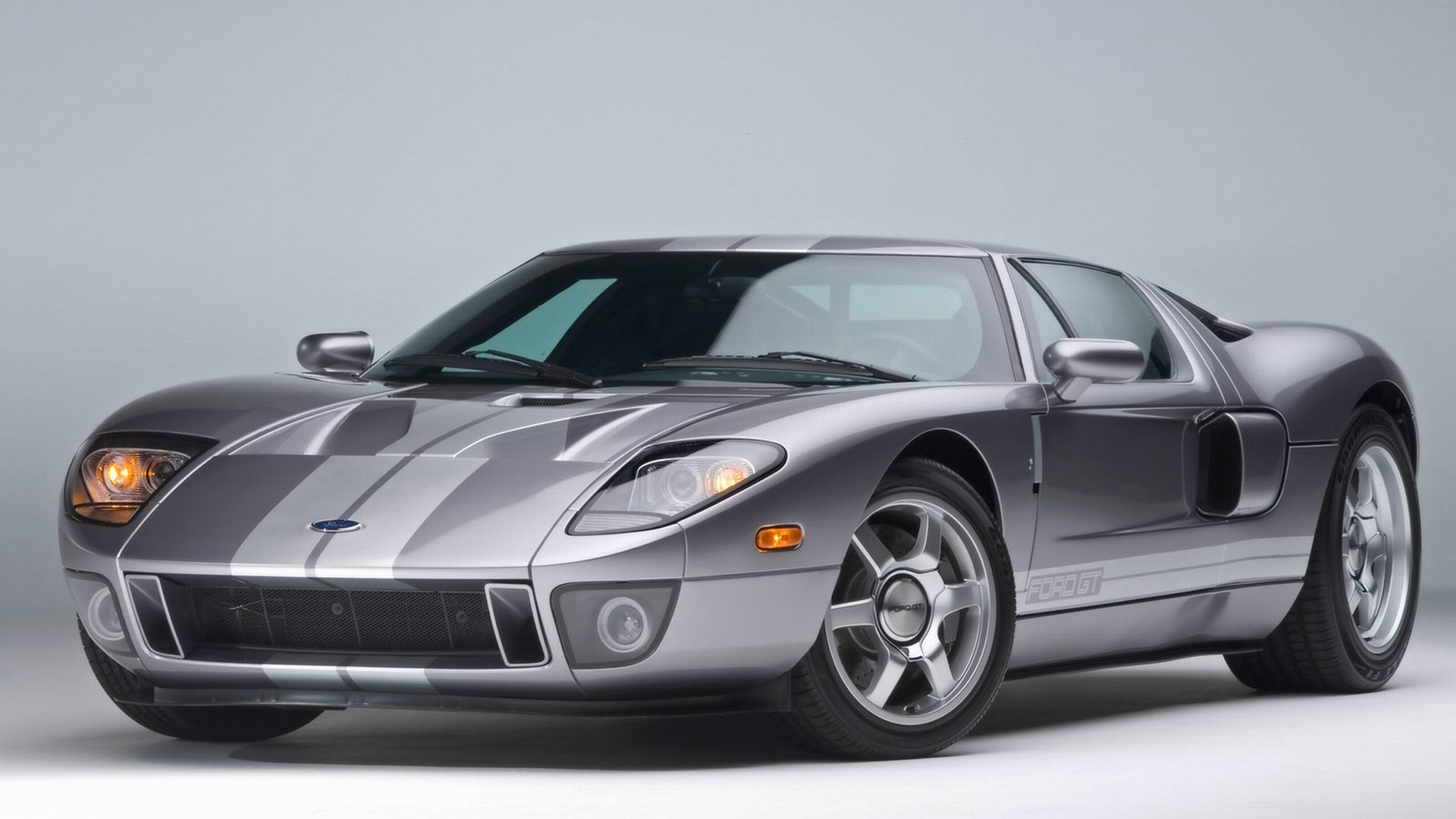 Silver Ford GT — HD Supercar Wallpaper | 1920x1080 | Wallpaper Abyss