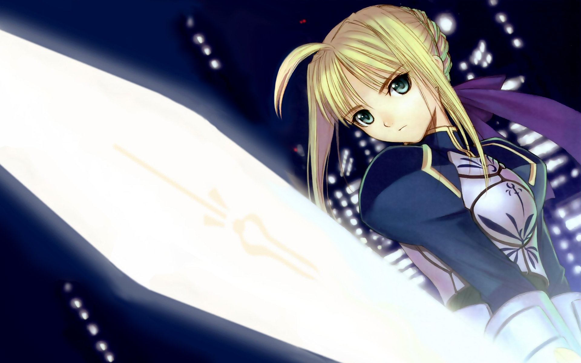 Saber’s Radiant Strike – HD Fate/Stay Night Anime Wallpaper
