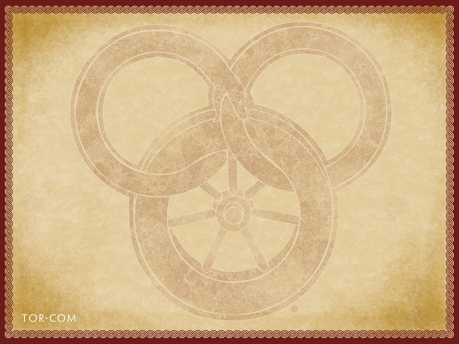 Epic Fantasy HD Wallpaper: The Wheel of Time Symbol