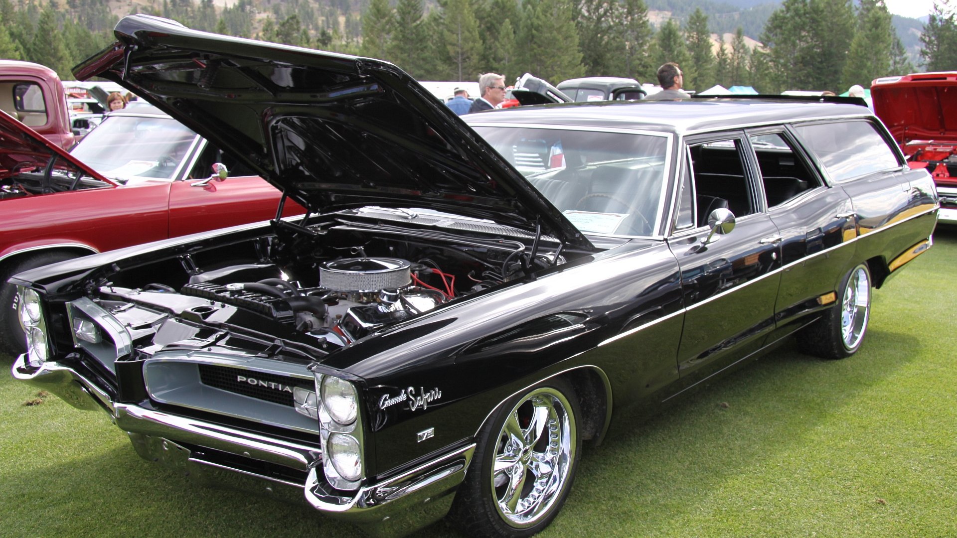 Pontiac Powerhouse — HD Classic Station Wagon Wallpaper | 1920x1080 ...