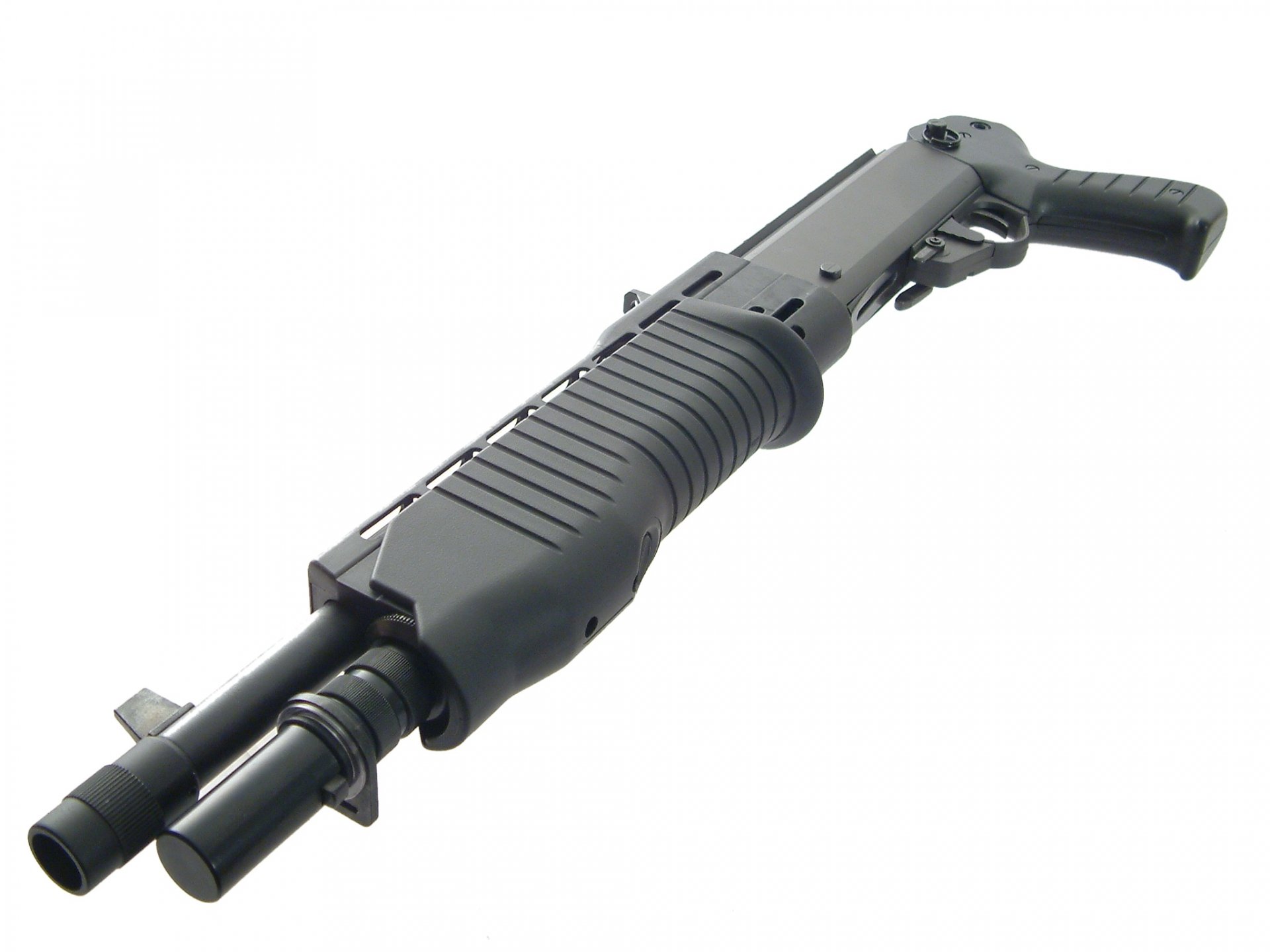 HD Shotgun: Precision Crafted Man-Made Firearm Wallpaper