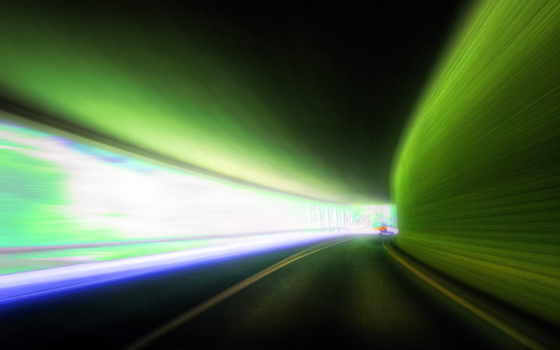 Vibrant Green Tunnel | HD Man-Made Passage Wallpaper | 1920x1200 ...