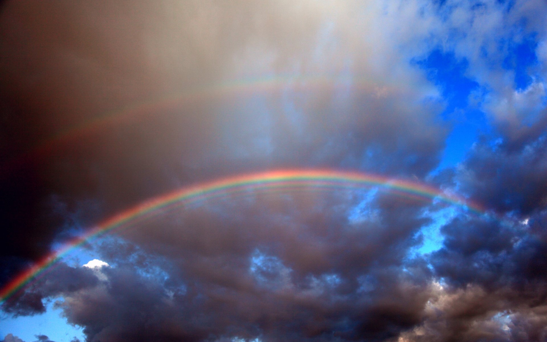 Vibrant Nature's Rainbow: Stunning HD Wallpaper