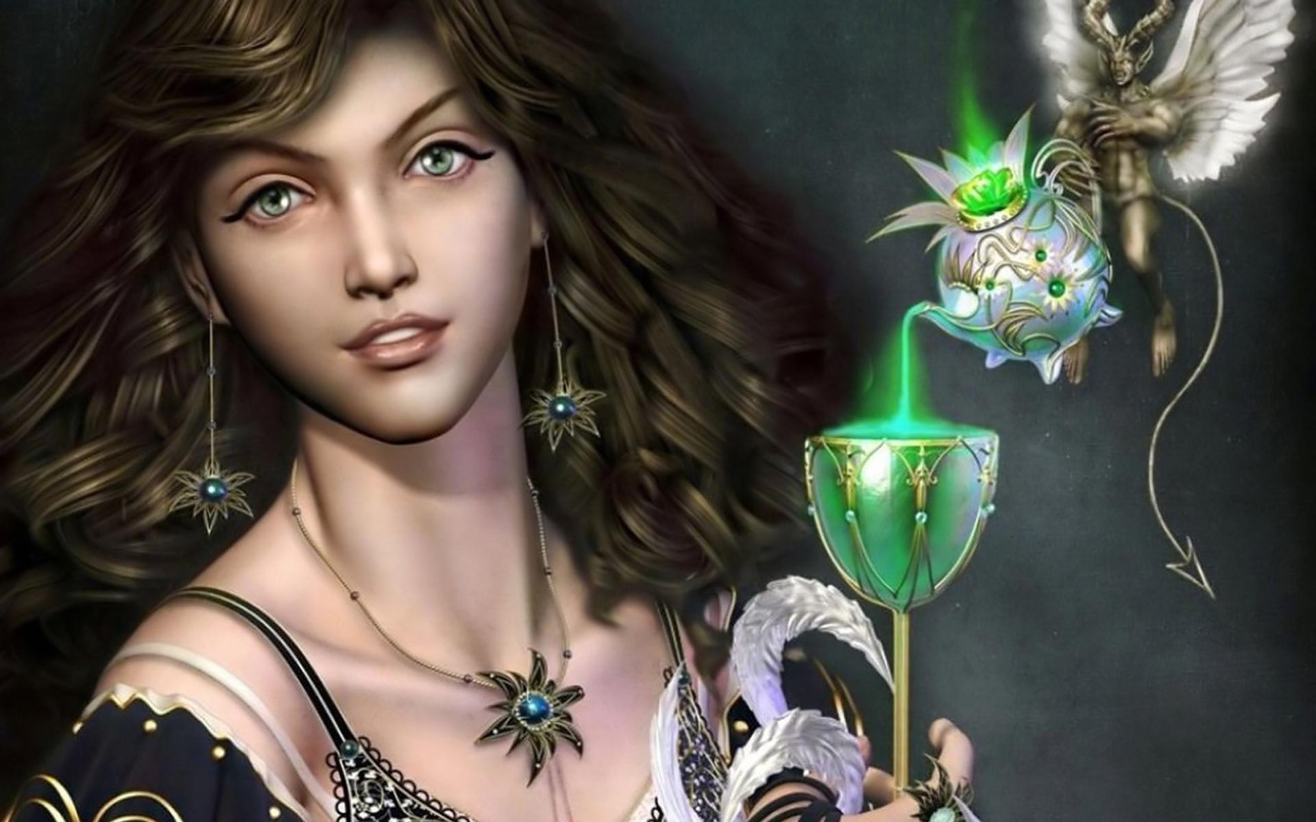 Download Fantasy Woman HD Wallpaper