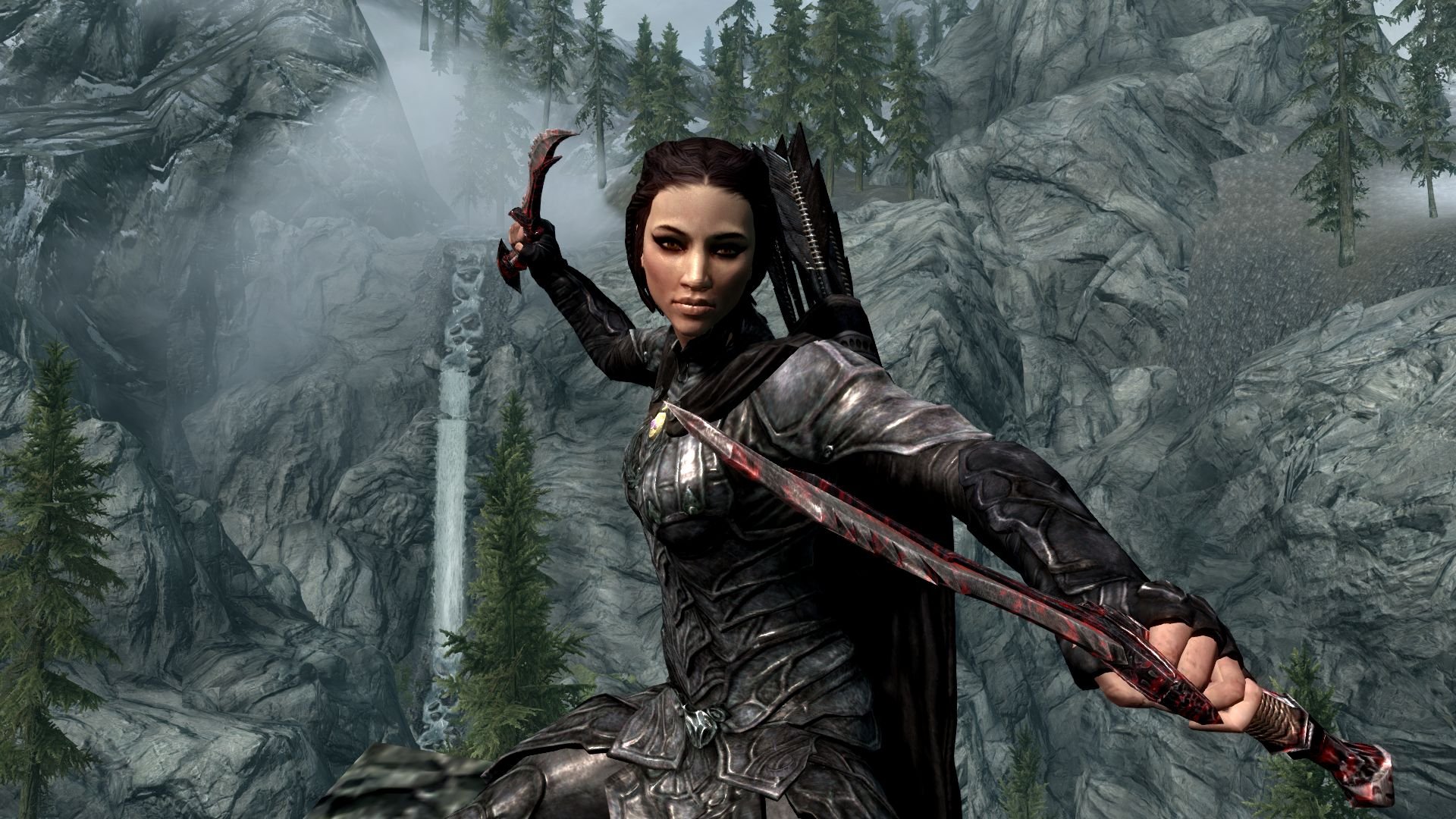 Epic Skyrim Warrior HD Wallpaper - The Elder Scrolls V Adventure
