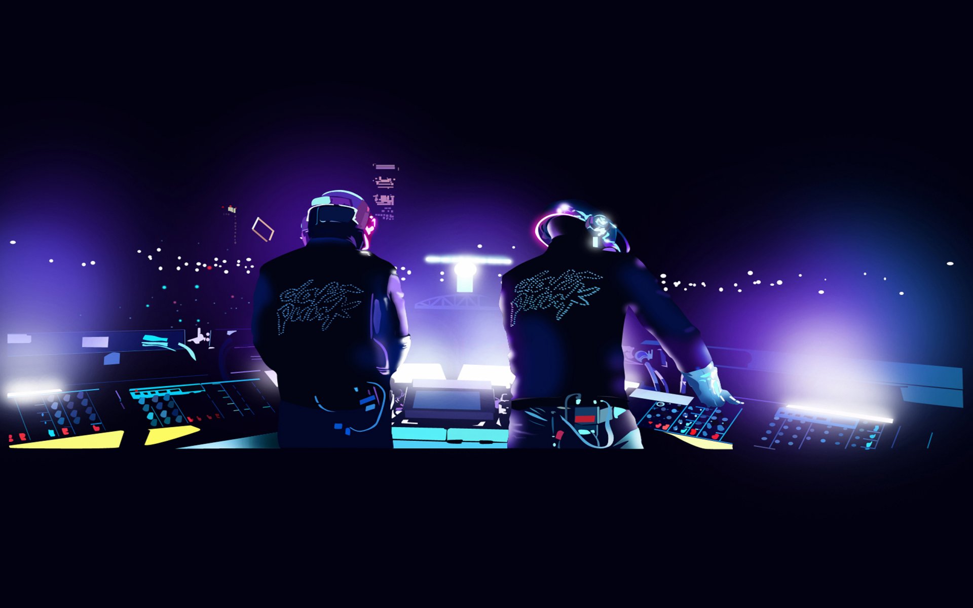 Daft Punk Live: HD Music Vibes Wallpaper