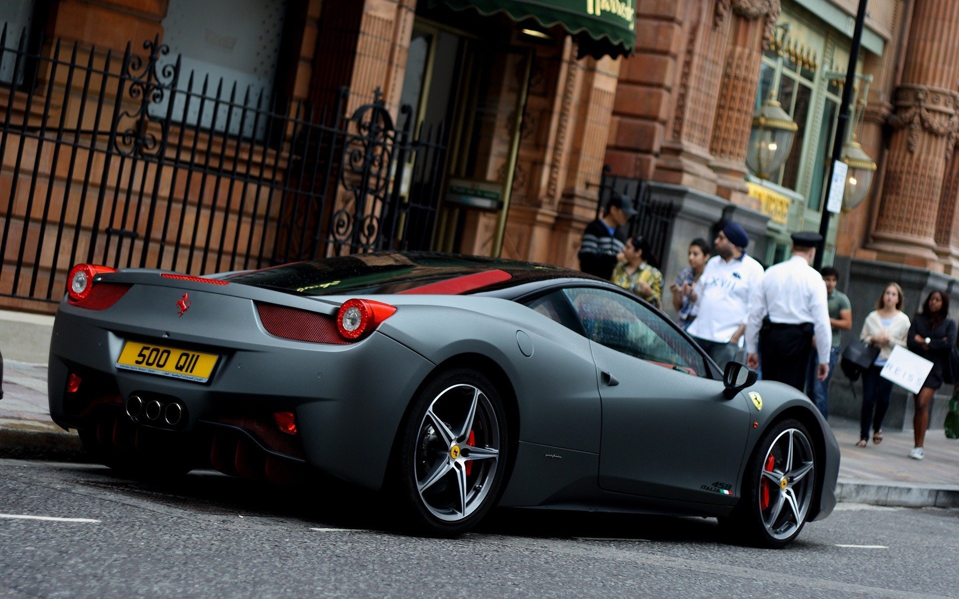 Sleek Ferrari HD Wallpaper: Power Meets Urban Style