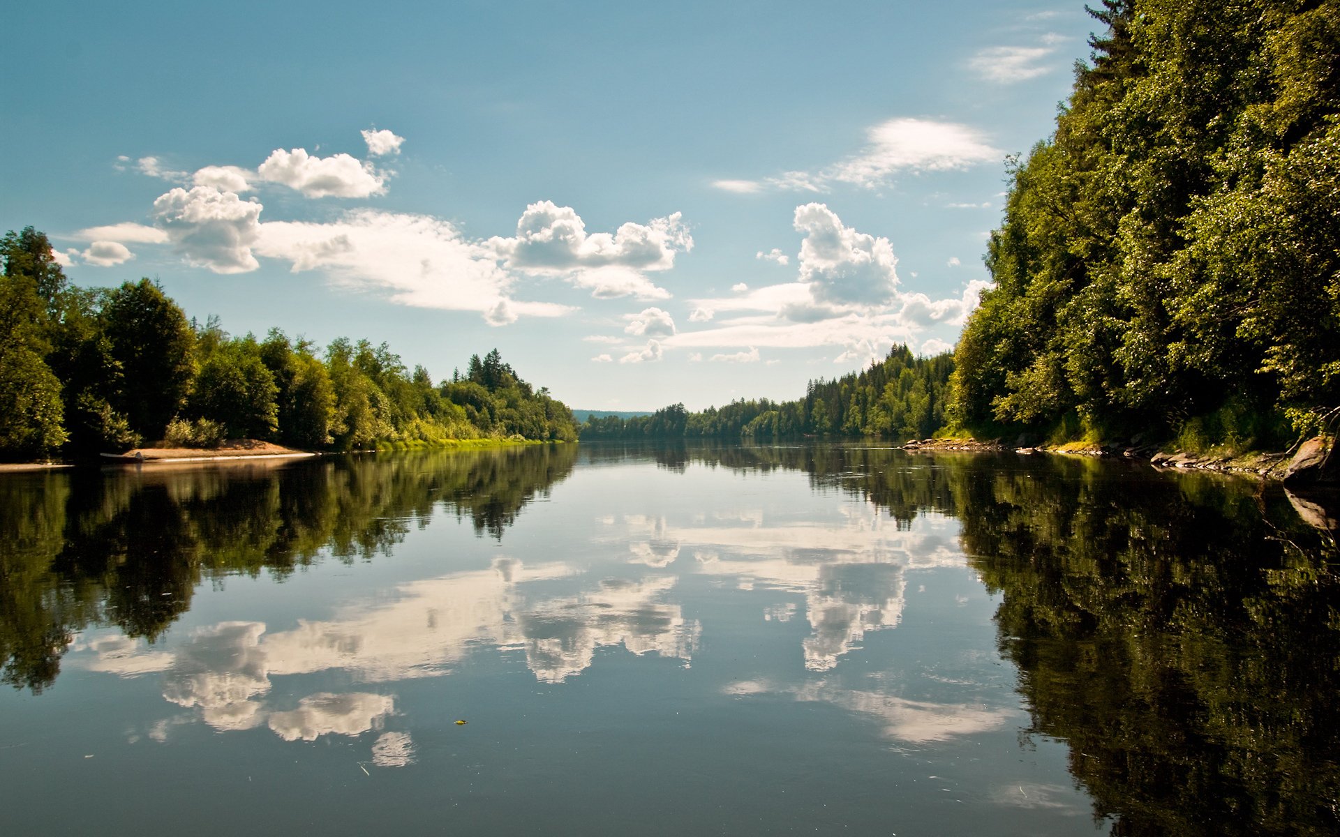 Serene Nature Lake - HD Scenic Wallpaper | 1920x1200 | Wallpaper Abyss
