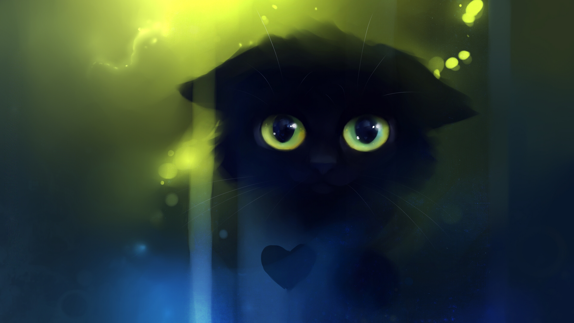 Artistic Cat HD Wallpaper: A Feline Fantasy