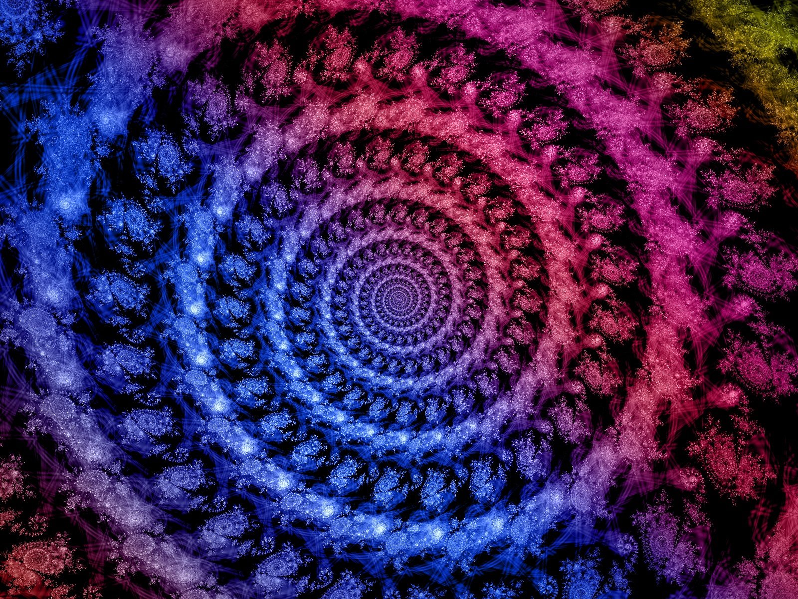 Spiral Psychedelic Wallpaper 1600x1200 Illustration, Digital Art,