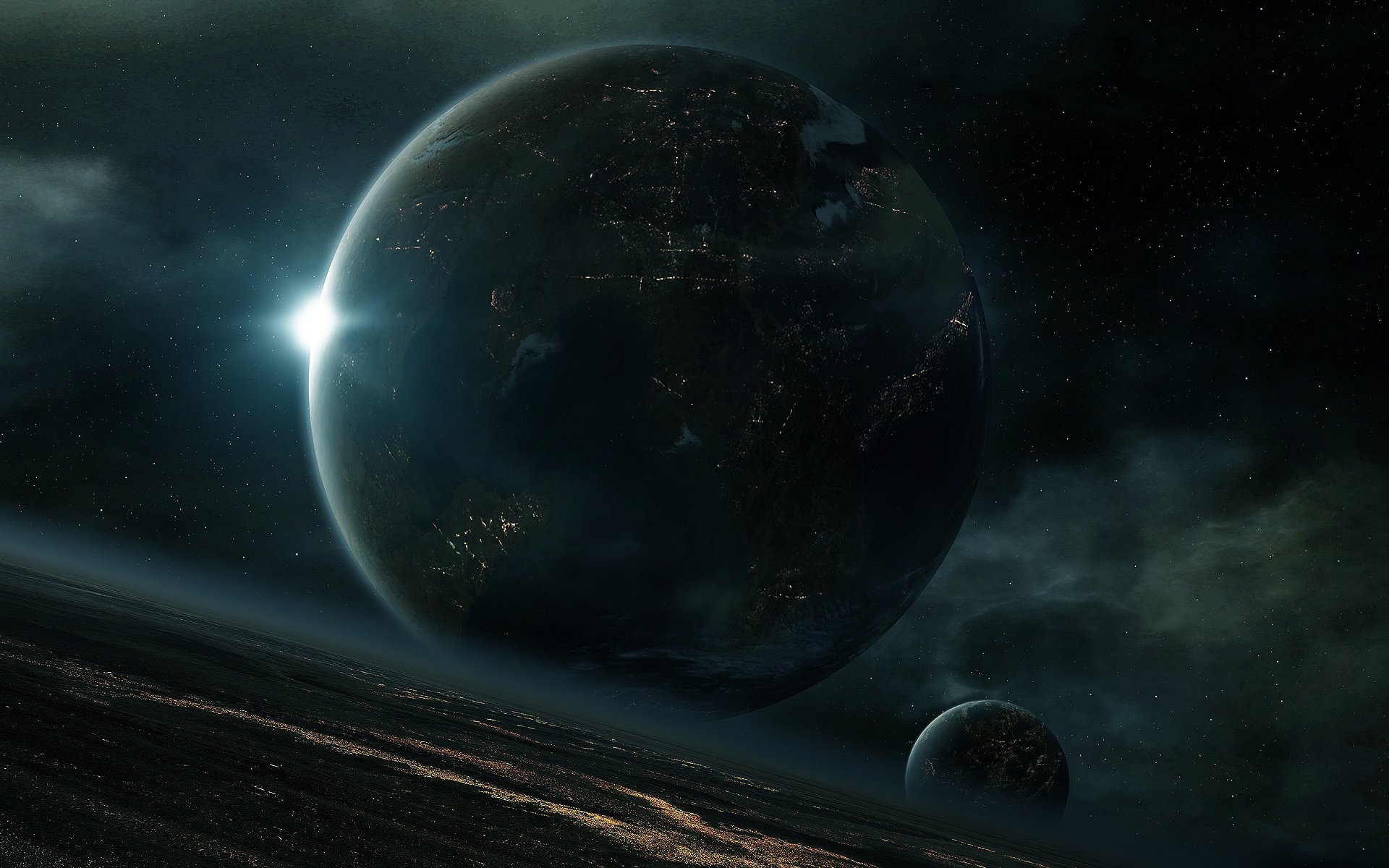 Download Sci Fi Planet HD Wallpaper