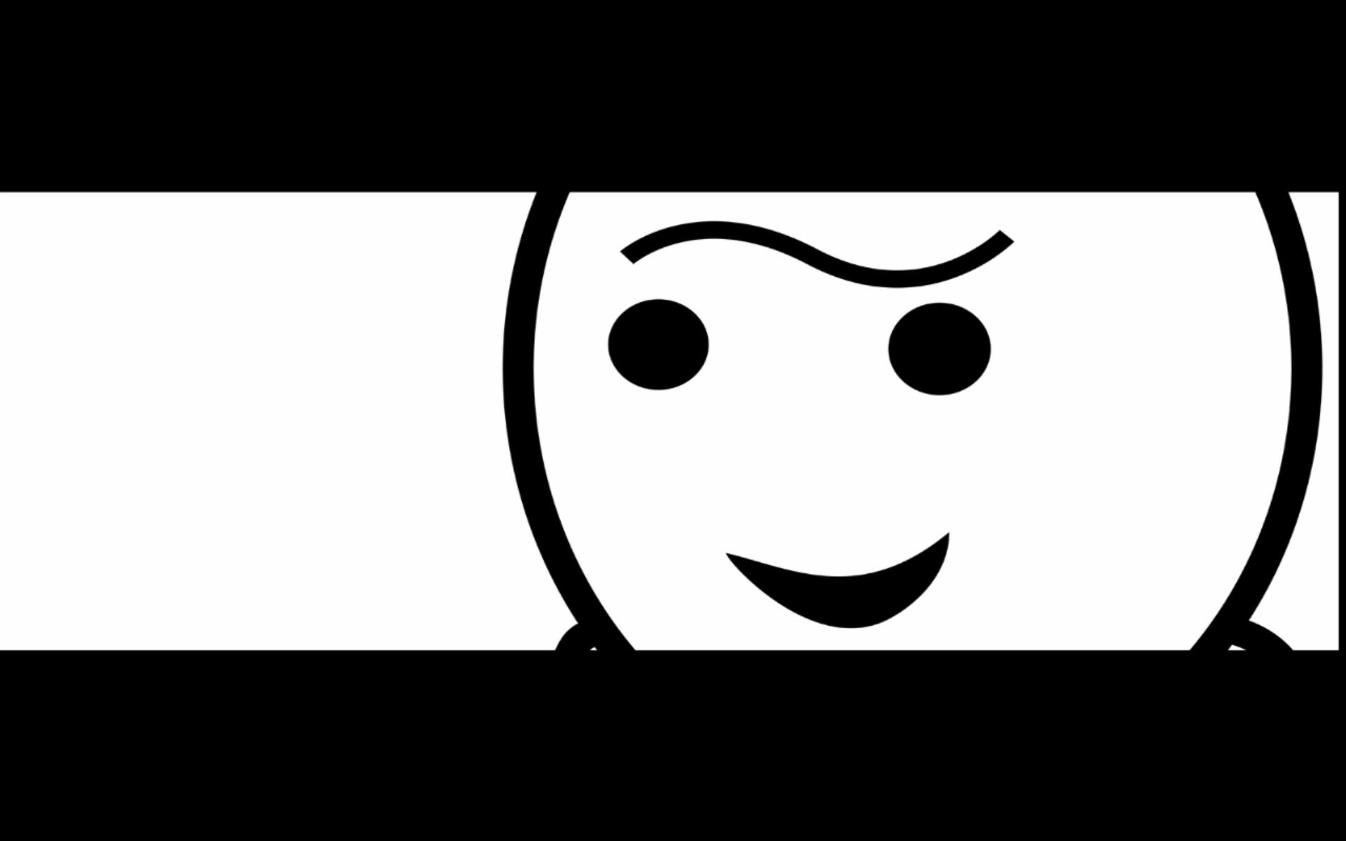 Unknown Smile — Minimal Face HD Wallpaper | 1920x1200 | Wallpaper Abyss