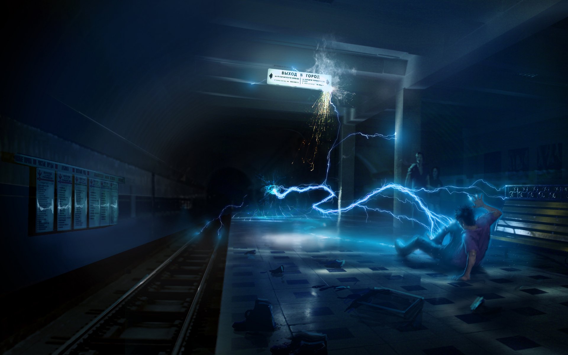 Download Lightning Fantasy Artistic HD Wallpaper