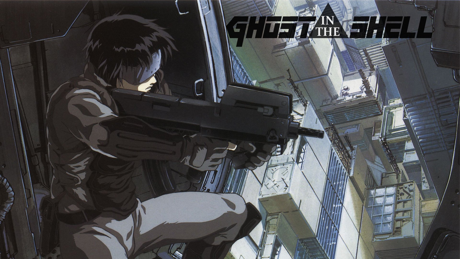 Ghost in the Shell HD Anime Wallpaper: Cybernetic Shadows