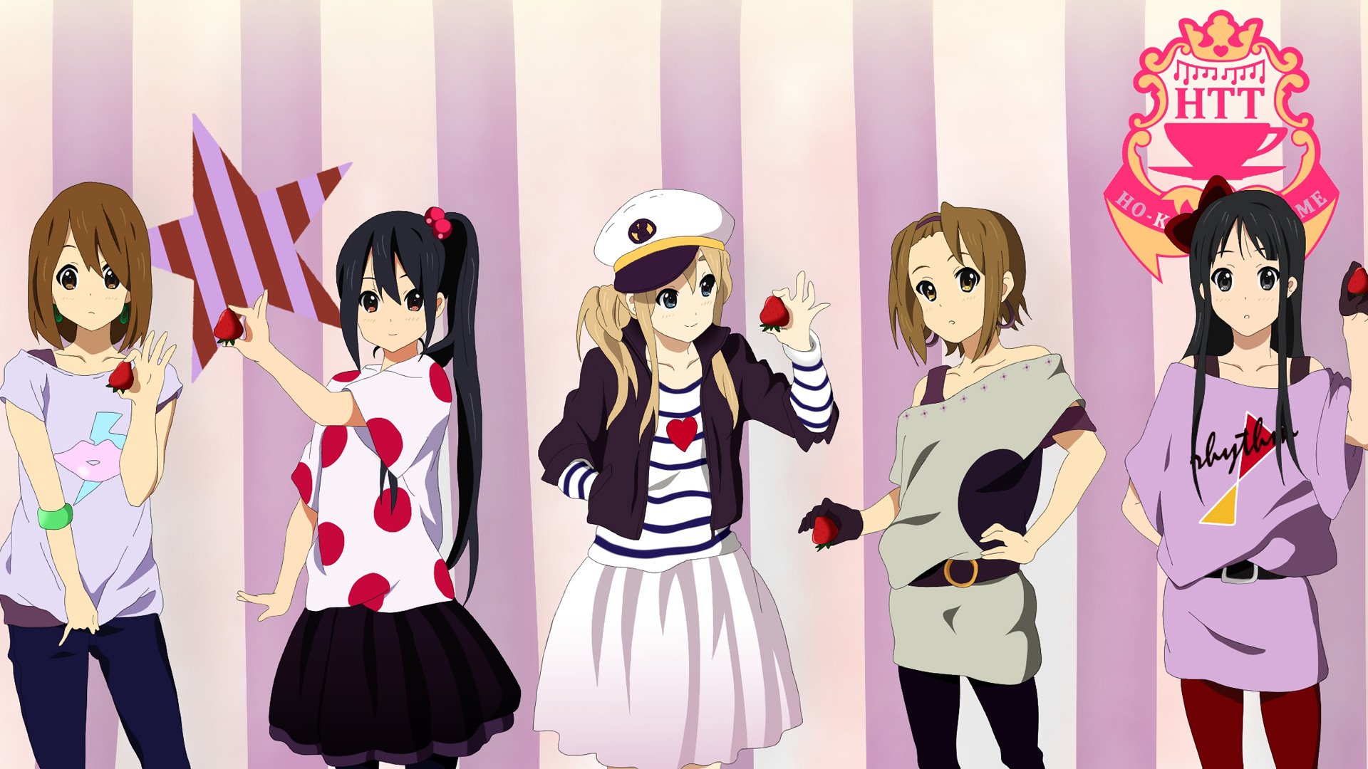 K-ON! Inspired HD Wallpaper Featuring Your Favorite Characters