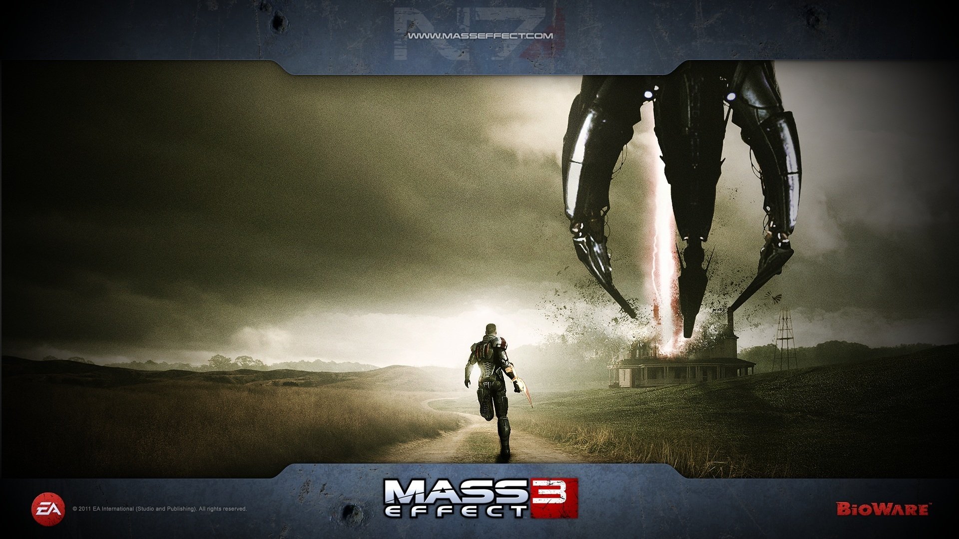 Download Commander Shepard Video Game Mass Effect 3 HD Wallpaper